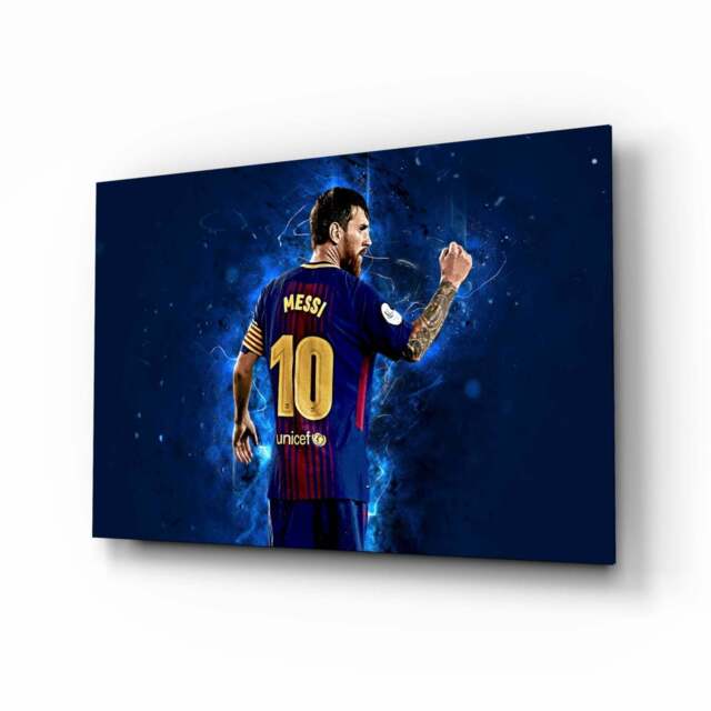 Messi Glass Wall Art - - That Home Shop by That Home Shop | ufurnish.com
