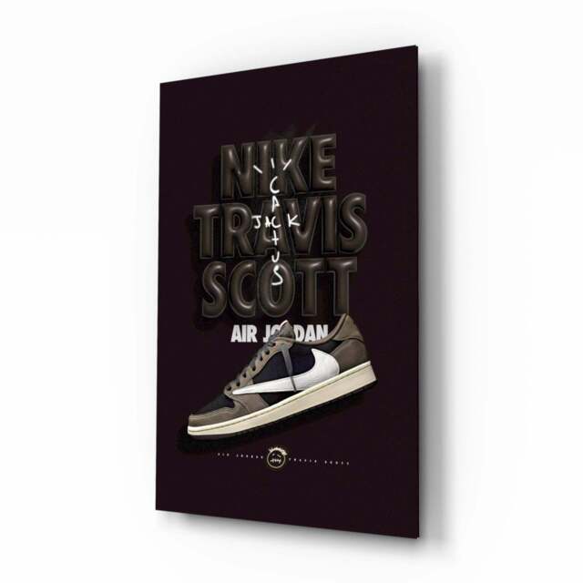 Air Jordan Glass Wall Art -- Designer Collection - - That Home Shop by ...