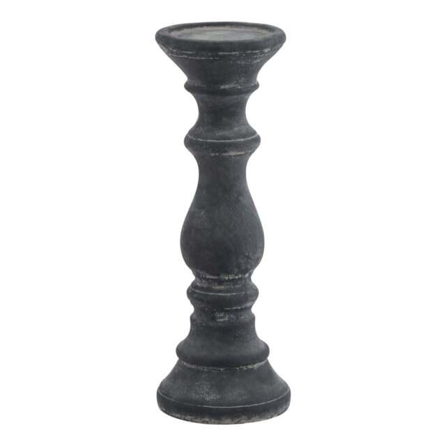 Amalfi Grey Column Candle Holder - Grey - That Home Shop by That Home Shop | ufurnish.com