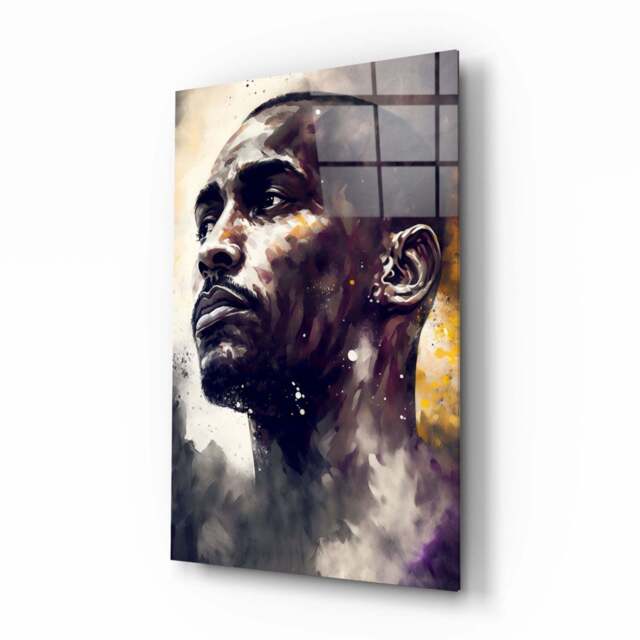 Kobe Bryant Glass Wall Art -- Designer Collection - - That Home Shop by ...
