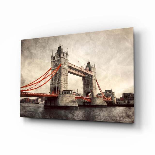 Tower Bridge Glass Wall Art - - That Home Shop by That Home Shop ...