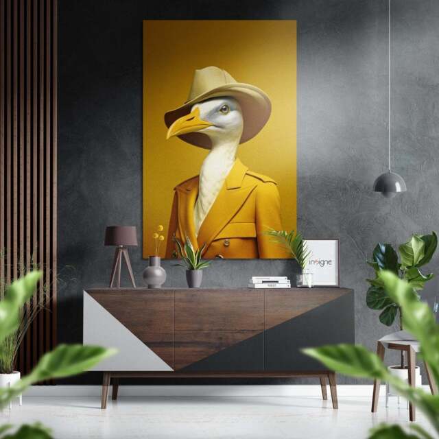 Lady Bird Brushed Aluminium Dibond Wall Art - - That Home Shop by That ...
