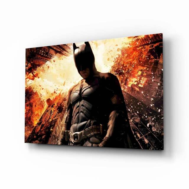 Batman and Gotham City Glass Wall Art - - That Home Shop by That Home ...