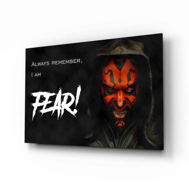 Darth Maul Glass Wall Art - - That Home Shop by That Home Shop ...