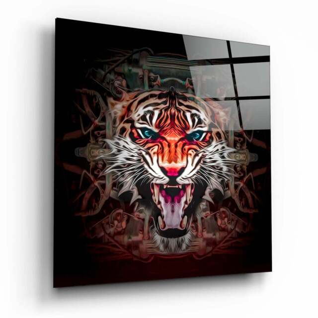 The Punishment Of The Lion Glass Wall Art - - That Home Shop by That ...
