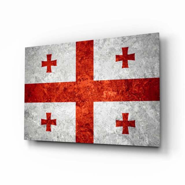Flag of Georgia Glass Wall Art - - That Home Shop by That Home Shop ...