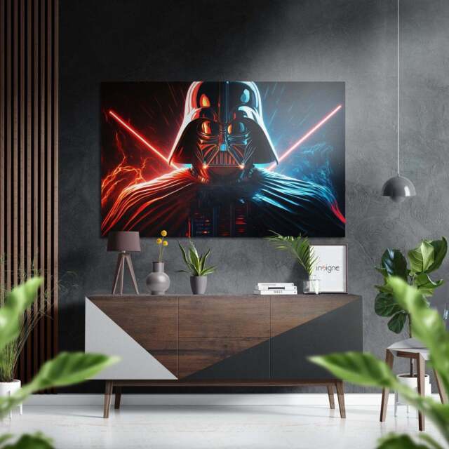 Darth Wader Brushed Aluminium Dibond Wall Art - - That Home Shop by ...