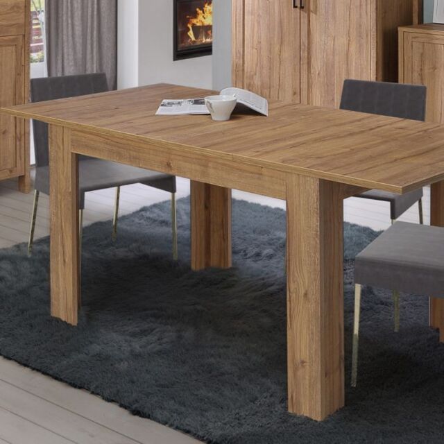 Malte Brun Extending Dining Table 120 cm in Waterford Oak - Waterford ...