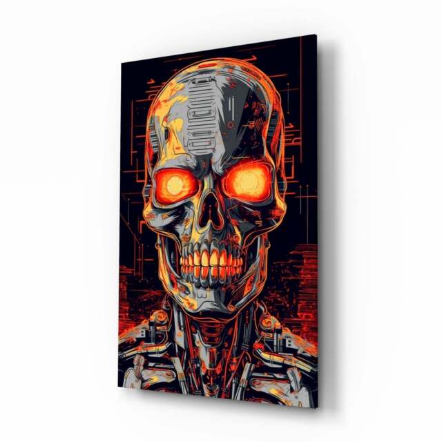 Mechanic Face Glass Wall Art -- Designer Collection - - That Home Shop ...