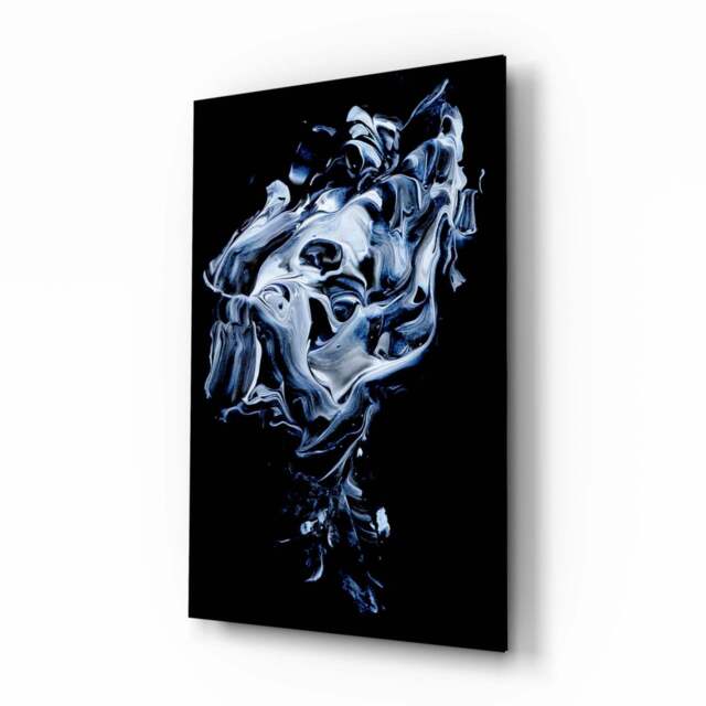 Abstract Gray Glass Wall Art - - That Home Shop by That Home Shop ...