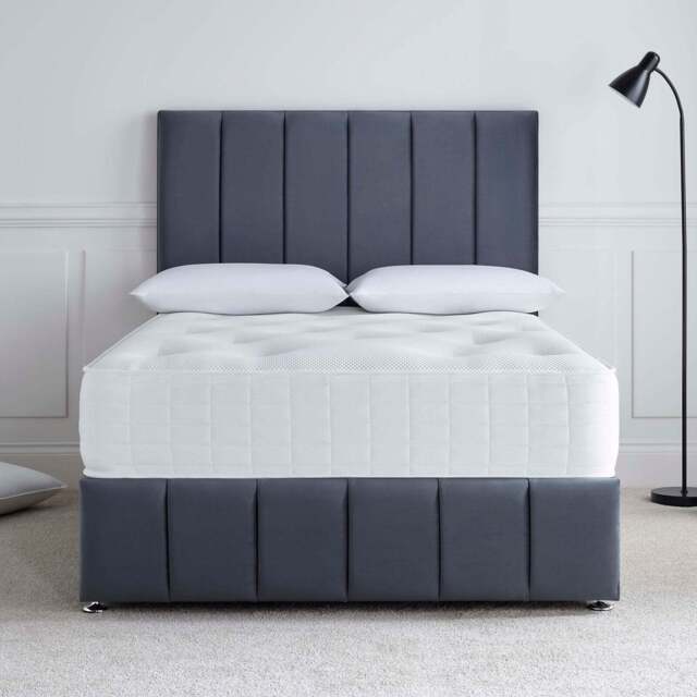 Gem Collection Pearl Luxury 1500 Pocket Sprung Divan Bed Set by The Bed ...