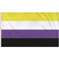 Flag - 5x3ft - Non Binary - Colours by The Range | ufurnish.com
