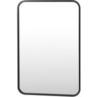 Black Frame Rectangle Bathroom Mirror - Black by The Range | ufurnish.com