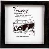 Square Deep Box Frame - Black / 8x8in by The Range | ufurnish.com