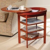 Swivel Top Side Table - Oak by The Range | ufurnish.com