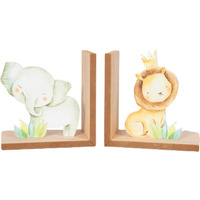 Jungle Animals Children's Bookends Set of 2 - Multi-Colour by The Range ...