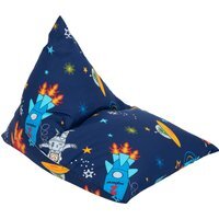 Indoor Kids Pyramid Shaped Printed Bean Bag - Space Boy by The Range ...