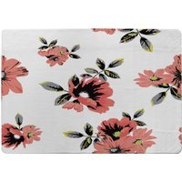 Pink Flowers Rug - Pink / 150cm x 80cm by The Range | ufurnish.com