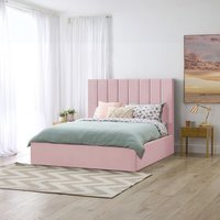 Gloria Bed Frame - Pink / King by The Range | ufurnish.com