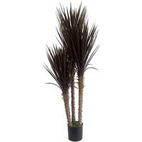 Artificial UV Resistant XL Triple Yucca Tree Plant Spiky Tree Triple ...