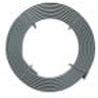 Silver Coiled Streamline PVC Curtain Track - Silver / 500cm by The ...