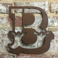 Personalised Metal lettering , Personalised Gift , Rusty Carnival ...