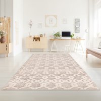 Apollo Geometric Patterned Rug - Neutral / 120cm by The Range ...