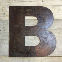 Personalised Metal lettering , Personalised Gift For Him or Her, Rusty ...
