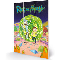 Rick and Morty (Portal) Wall Art by The Range | ufurnish.com