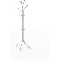 Octopus Coat Rack Stand with Wooden Hook - Grey by The Range | ufurnish.com