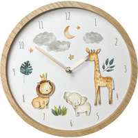 Children's Jungle Animal Wall Clock - Multi-Colour by The Range ...