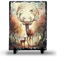 Deer Photo Rock Slate - Slate by The Range | ufurnish.com