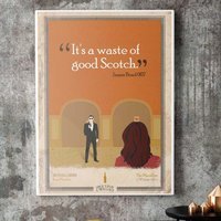 Movie Whisky Posters - Orange / James Bond by The Range | ufurnish.com