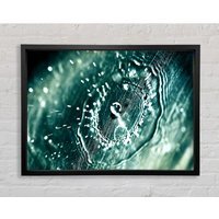 Water Splash Drop Framed Print Abstract Prints - Black by The Range ...