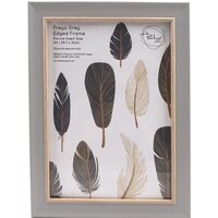 Freya Edged Frame - Grey / A4 by The Range | uFurnish.com