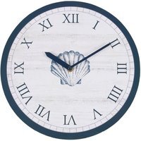 Sea Shell Wall Clock - Blue by The Range | ufurnish.com