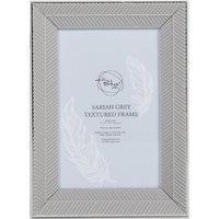 Sariah Textured Photo Frame - Grey / 6x4in by The Range | uFurnish.com