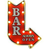 LED Bar Always Open Sign - Red by The Range | ufurnish.com