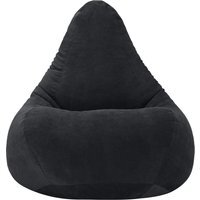 High Back Indoor Gaming Recliner Bean Bag Chair - Black by The Range ...