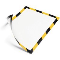 Durable DURAFRAME Magnetic Signage Hazard Frame 5 Pack A4 - Black ...