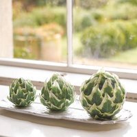 Set of 3 Artificial Variegated Ivy Ball Plants - Green by The Range ...