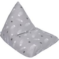 Indoor Kids Pyramid Shaped Printed Bean Bag - Shooting Stars by The ...