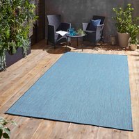 Colourful Blue Weatherproof Indoor Outdoor Rug - Blue / 200cm by The ...