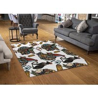 Queen Cleopatra. History Background Designer Rug - White / 110cm by The ...