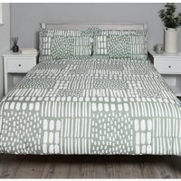 Kailani Duvet Cover and Pillowcase Set - Sage / Single by The Range | ufurnish.com