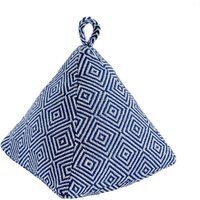 20cm Chevron Door Stop - Blue by The Range | ufurnish.com