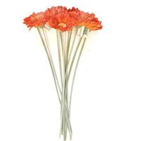 10 Gerbera Flower Stems - Orange by The Range | ufurnish.com