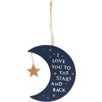 Hanging Moon and Stars Sign - Multicolour by The Range | ufurnish.com