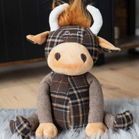 Highland Cow Door Stop Heavy Stopper - Brown by The Range | ufurnish.com