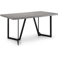 Miller Dining Table - Concrete Effect by The Range | ufurnish.com